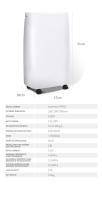 China Mini Dehumidifiers Semiconductor Refrigeration Portable Quiet Air Humidity Dryer for sale
