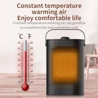 China Small Mini Heater Vertical Household Heater ABS Infrared PTC Three Second Heat Heater for sale