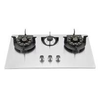 China 3 Burner Gas Cooktops for Home and Commercial Blue  Flame Stove Stand Wok Cooker for sale