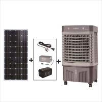 China Room Portable 12V/24V Solar Cooler Fan with Evaporative Air Conditioning 515*350*915mm for sale