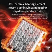 China 500W PTC Ceramic Electric Fan Portable Smart Personal Mini Retro Space Heater With CE for sale