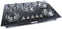 China Automatic Ignition 5 Electric Burner Gas Stove for  Kitchen Cooking 220v for sale
