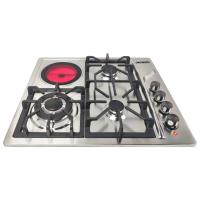 China Gas Oven Cooker with 2 Burners and Stainless Steel Ring Metal Knob for sale