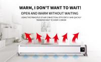 China App-Controlled Infrared Bathroom Heater Electric Convector for Home Heating and Control for sale
