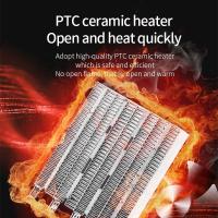China App-Controlled Swing Portable Electric PTC Heater Fast Heating for Household Bathroom for sale