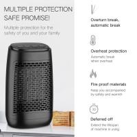 China European American and Japanese Portable Desktop Heating Fan with PTC Heating Element for sale