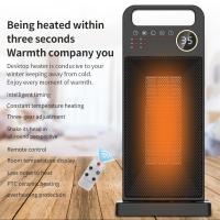 China Touch Screen Electric Heating Portable PTC Ceramic Fan with Remote and Installation for sale