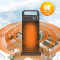 China Touch Screen Electric Heating Portable PTC Ceramic Fan with Remote and Installation for sale