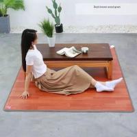 China 80*180 Folding Carbon Fiber Heated Far Infrared Ray Negative Ions Photon Electric Massage Mattress Pad for sale