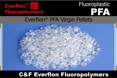 China PFA Resin / MFI 20-30 / High Speed Extrusion Processing / Virgin Pellets for sale