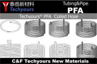 China PFA Coiled Hose Tubing /  FEP Shrink Tubing / PASS 97-99% UV Light for sale