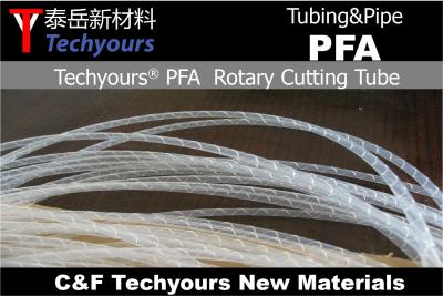 China PFA Rotary Cutting Tube /  FEP Shrink Tubing / PASS 97-99% UV Light for sale