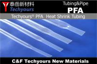 China PFA Belows Tubing /  FEP Shrink Tubing / PASS 97-99% UV Light for sale