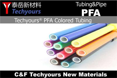 China PFA Colored Tubes /  FEP Shrink Tubing / PASS 97-99% UV Light for sale