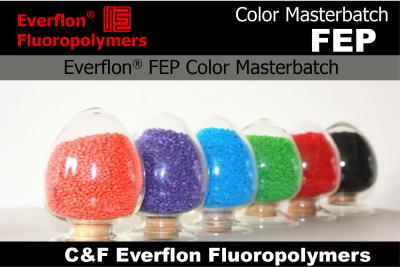 China Color Masterbatch / FEP Color Concentrate / Virgin Pellets / 10 Standard Color Supply for sale