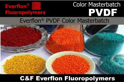 China Color Masterbatch / PVDF Color Concentrate / Virgin Pellets / 10 Standard Color Supply for sale