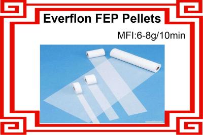 China FEP Resin / MFI 6-8 / Extrusion Processing / Virgin Pellets for sale