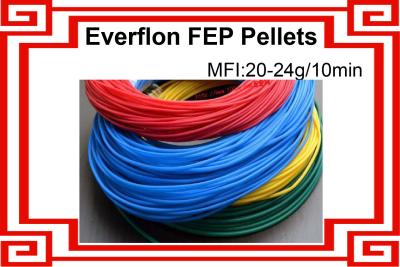 China FEP Resin / MFI 20-24 / Extrusion Processing / Virgin Pellets for sale