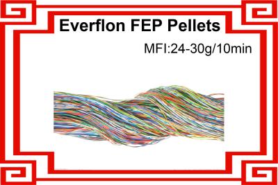 China FEP Resin / MFI 20-30 / High Speed Extrusion Processing / Virgin Pellets for sale