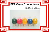 China FEP Color Masterbatch / FEP Color Concentrate / Colored FEP Resin / 10 Standard Color Supply for sale