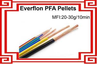 China PFA Resin / E420 / MFI 20-30 / Cable Insulation Application / Virgin Granule for sale