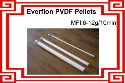 China PVDF Resin / Tubing Grade / MFI 8-12 / Virgin Pellets / Extrusion Processing for sale
