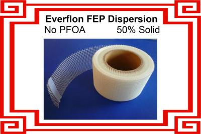 China FEP Dispersion / Fiber Glass Grade / 50% Solid Content / Aqueous Liquid / No PFOA/ for sale