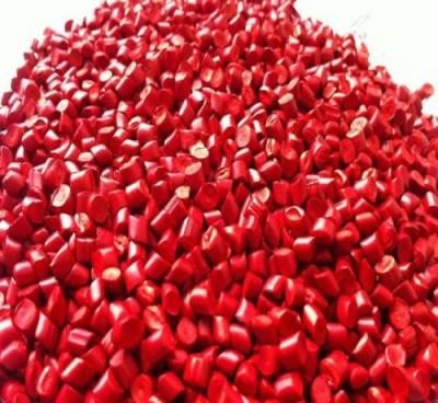 China Red FEP Plastic Color Masterbatch Pre - Colored Compounds SGS RoHS Certificate for sale