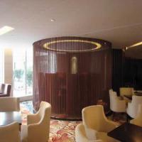 China Metal Decorative Wire Mesh Curtain Antique Brass Color For Room Divider for sale