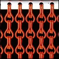 China Anodized Aluminum Wire Mesh Curtain Chain Link Rust Proof For Window / Door for sale