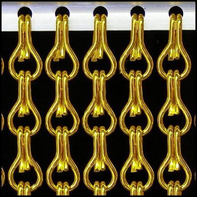 China Anodized Aluminum Wire Mesh Curtain Chain Link Rust Proof For Window / Door for sale