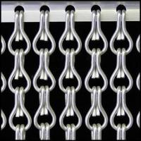 China Anodized Aluminum Wire Mesh Curtain Chain Link Rust Proof For Window / Door for sale