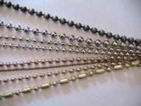 China Sparkling Stainless Steel Ball Chain Curtain Bead Curtain For Shower Room for sale