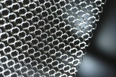China Mail Braided Metal Ring Stainless Steel Bead Chain Curtains Room Partition for sale
