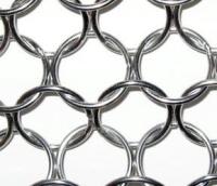 China Mail Braided Metal Ring Stainless Steel Bead Chain Curtains Room Partition for sale