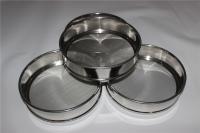China Safe Edge Woven Wire Mesh Sieves 3µM-125mm Aperature Pharmacopoeia Analysis Applied for sale