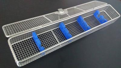 China No Welded Joint Endoscope Sterilization Tray , Surgical Instrument Trays Stainless Steel for sale