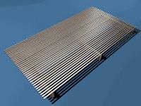 China Welded Johnson Wedge Wire Flat Panel Stainless Steel Material Heat Resisting for sale