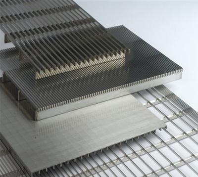 China Welded Johnson Wedge Wire Flat Panel Stainless Steel Material Heat Resisting for sale