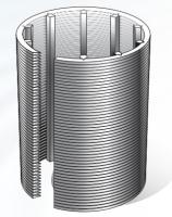 China Water Well Wedgewire Screen Cylinder Pipe High Mechanical Strength Easy Cleaning for sale