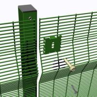 China 358 Anti Climb Welded Wire Mesh Fencing Panels , Steel Security Fence Panels For Prison for sale