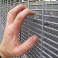 China 358 Anti Climb Welded Wire Mesh Fencing Panels , Steel Security Fence Panels For Prison for sale