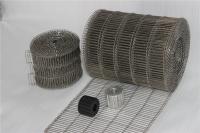 China 304 Stainless Steel Wire Mesh Conveyor Belt Chocolate Enrober Application for sale