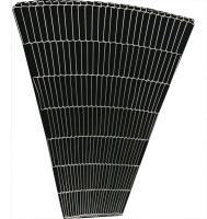 China Curved Stainless Steel Wire Conveyor Belt , Wire Mesh Belt For Chocolate Enrober for sale