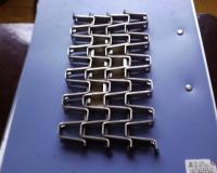 China Welded / Lock  Edge Stainless Steel Conveyor Chain Belt Large Open Area Easily Washed for sale