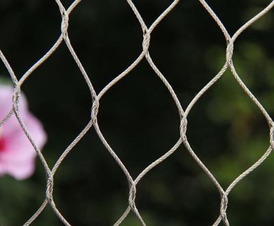 China Knotted Flexible Wire Mesh 304 Stainless Steel Wire Rope Corrosion Resistant for sale