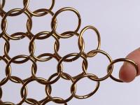 China Architectural Drapery Ring Wire Mesh Curtain Stainless Steel Chain Mail Anti - Corrosion for sale