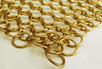 China Stainless Steel Ring Wire Mesh Curtain Decorative For Architectural Drapery for sale