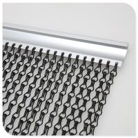 China Anodized Aluminum Chain Curtain , Metal Chain Link Curtains For Hair Salon Screen for sale