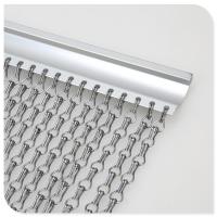 China Anodized Aluminum Chain Curtain , Metal Chain Link Curtains For Hair Salon Screen for sale